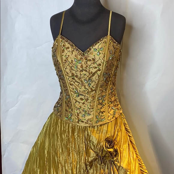 Party Time Formals | Dresses | Gold Gown | Poshmark